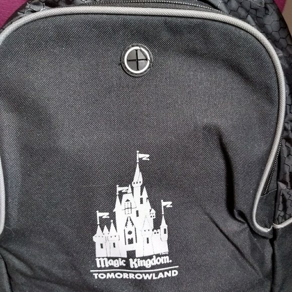 Bags | Magic Kingdom Tomorrowland Black Backpack | Poshmark